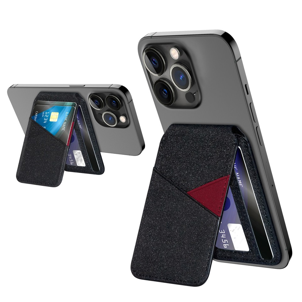 Magnetic Wallet Magsafe Wallet with Stand iPhone 16/15/14 Card Holder ...