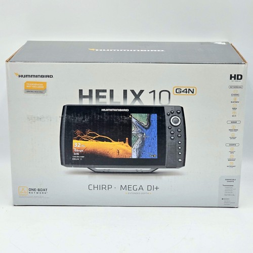 New Humminbird Helix 10 G4N CHIRP Mega DI+ Fish Finder | eBay