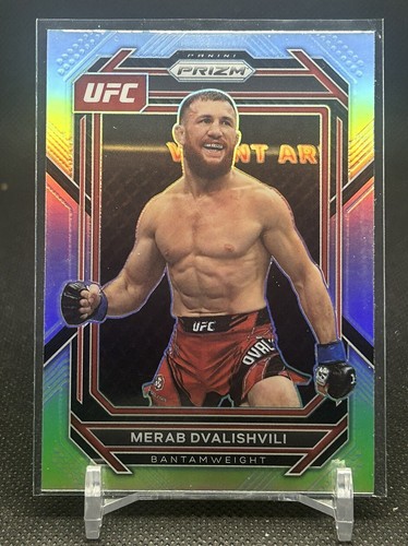 MERAB DVALISHVILI 2023 Panini Prizm SILVER PRIZM UFC #172 Bantamweight ...