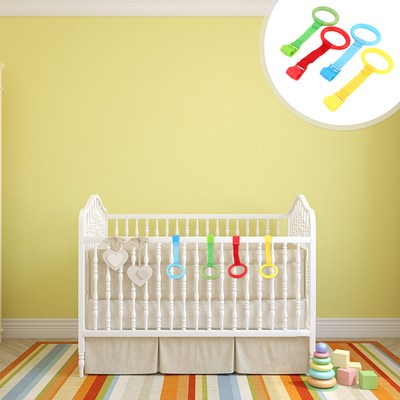 4pcs Portable Baby Pull Ring Baby Stand Up Rings Nursery Nursery Rings ...