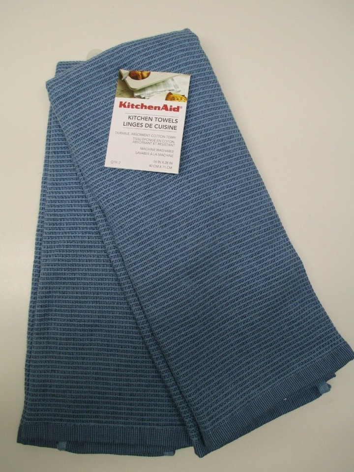 KitchenAid 2 pack of cotton kitchen towels in choice of color | eBay