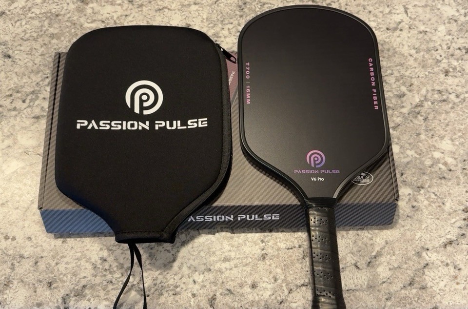 Passion Pulse V6 Pro - T700 Carbon Fiber Pickleball Paddle | eBay