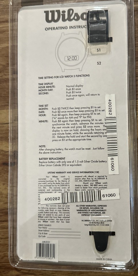 Wilson MVP Michael Jordan Black Basketball Watch Rare Collectible NEW ...