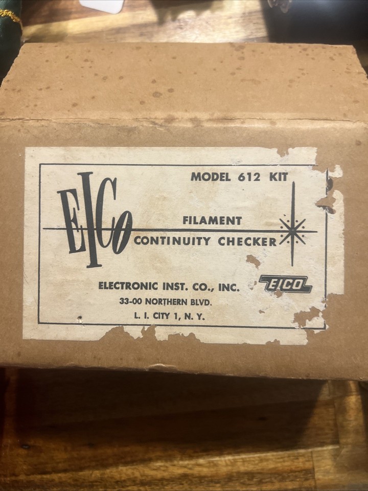 Eico Model 612 Tube Tester Working | eBay