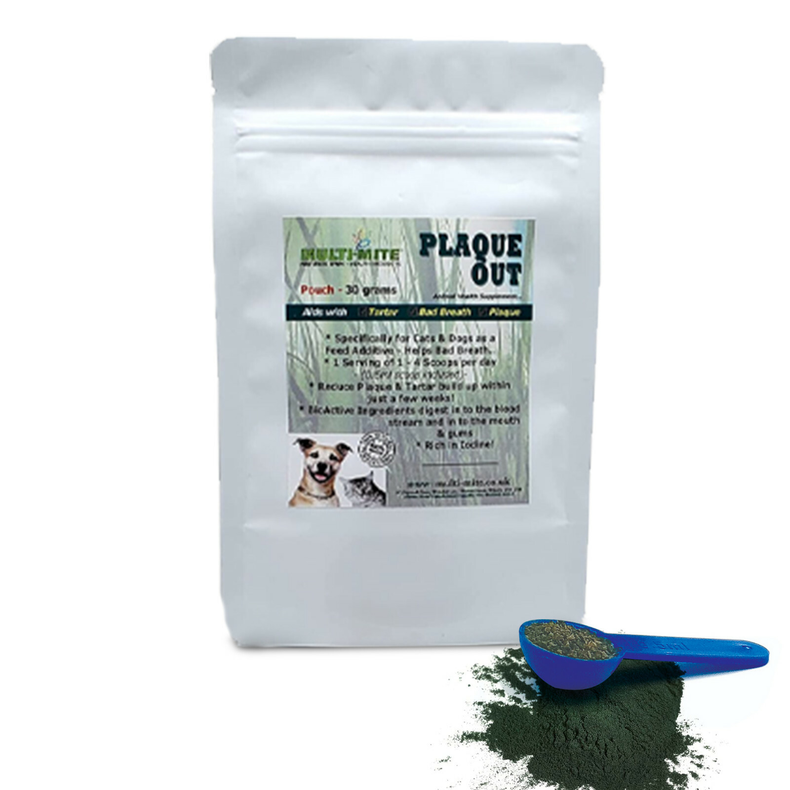 PLAQUE OUT Dogs and Cats 30G-1KG Pouch Plaque Off Dogs Bad Breath ...