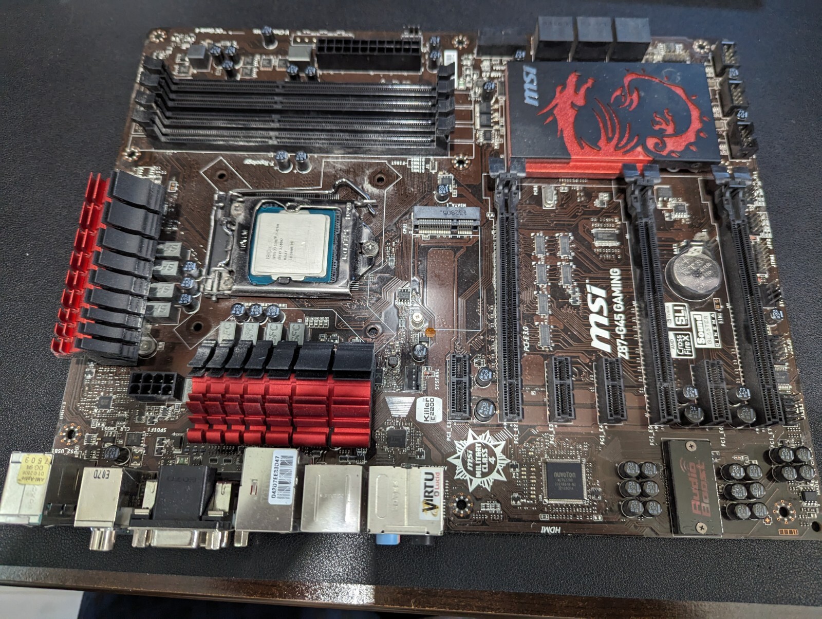 Gaminc PC Parts (MSI Z87-G45, Core i7-4770K, GeForce GTX 1660 Ti ...