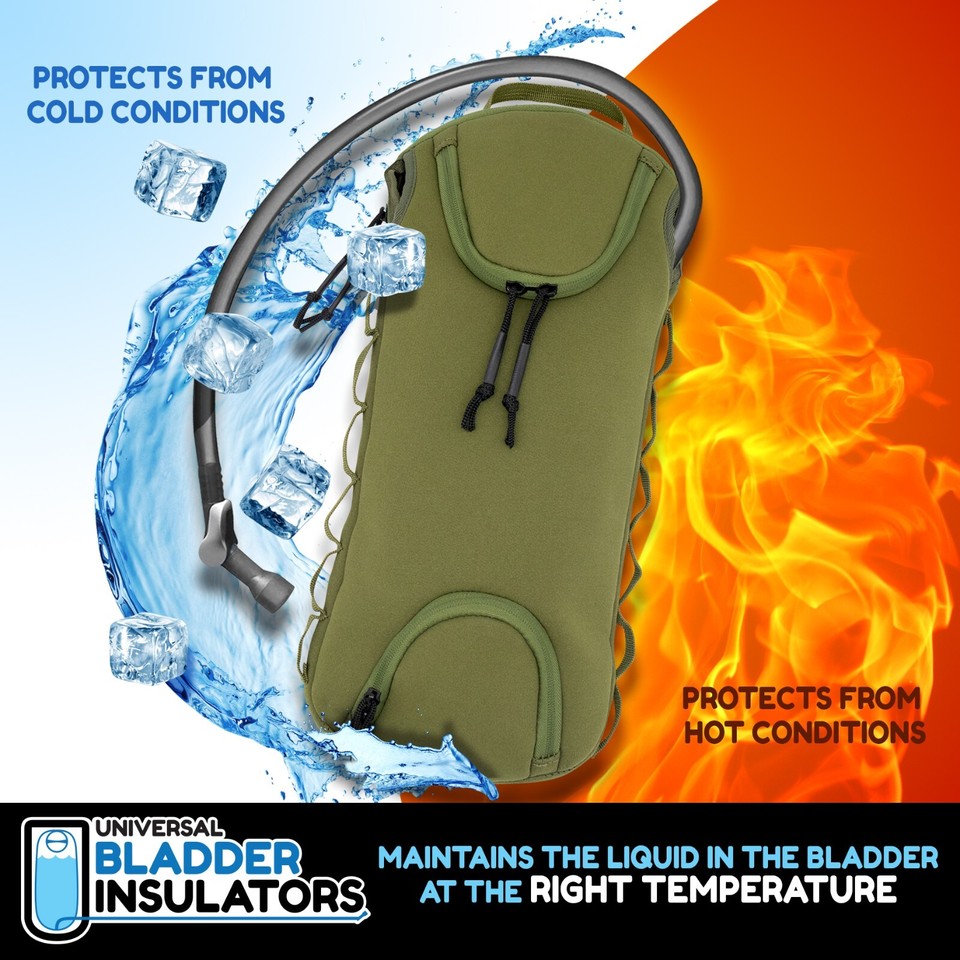 Universal Water Bladder Insulator - Hydration Pack Reservoir Insulation ...