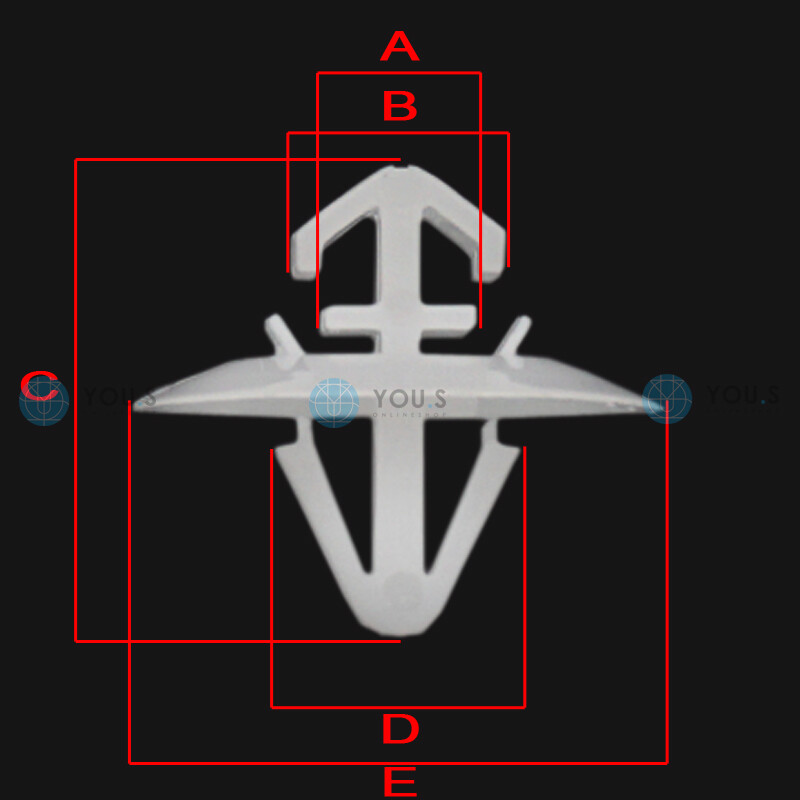 10 X You.S Trim Fasteners Clips for Renault Kangoo/Master/Trafic | eBay