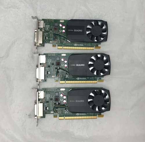 Lot of 3: HP : NVIDIA QUADRO K620 : 2GB GDDR3 : Graphics Card LOW ...