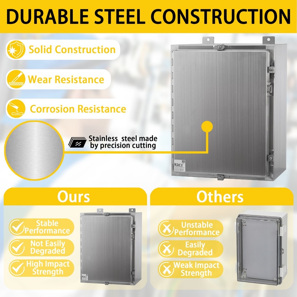 12"x12"x8" Explosion-Proof Electrical Box Made of 304 Stainless Steel ...