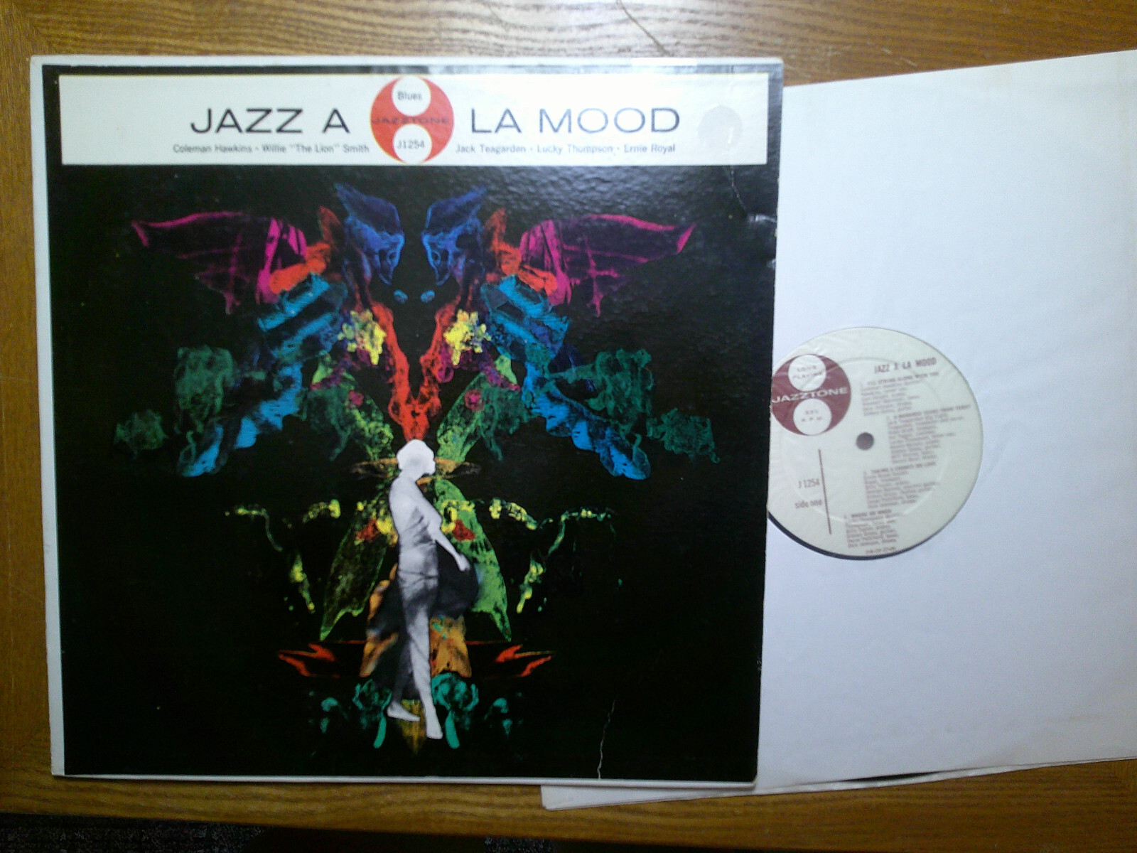 JAZZTONE LP RECORD 1254/VARIOUS/JAZZ A LA MOOD/TEAGARDEN,HAWKINS,SMITH ...