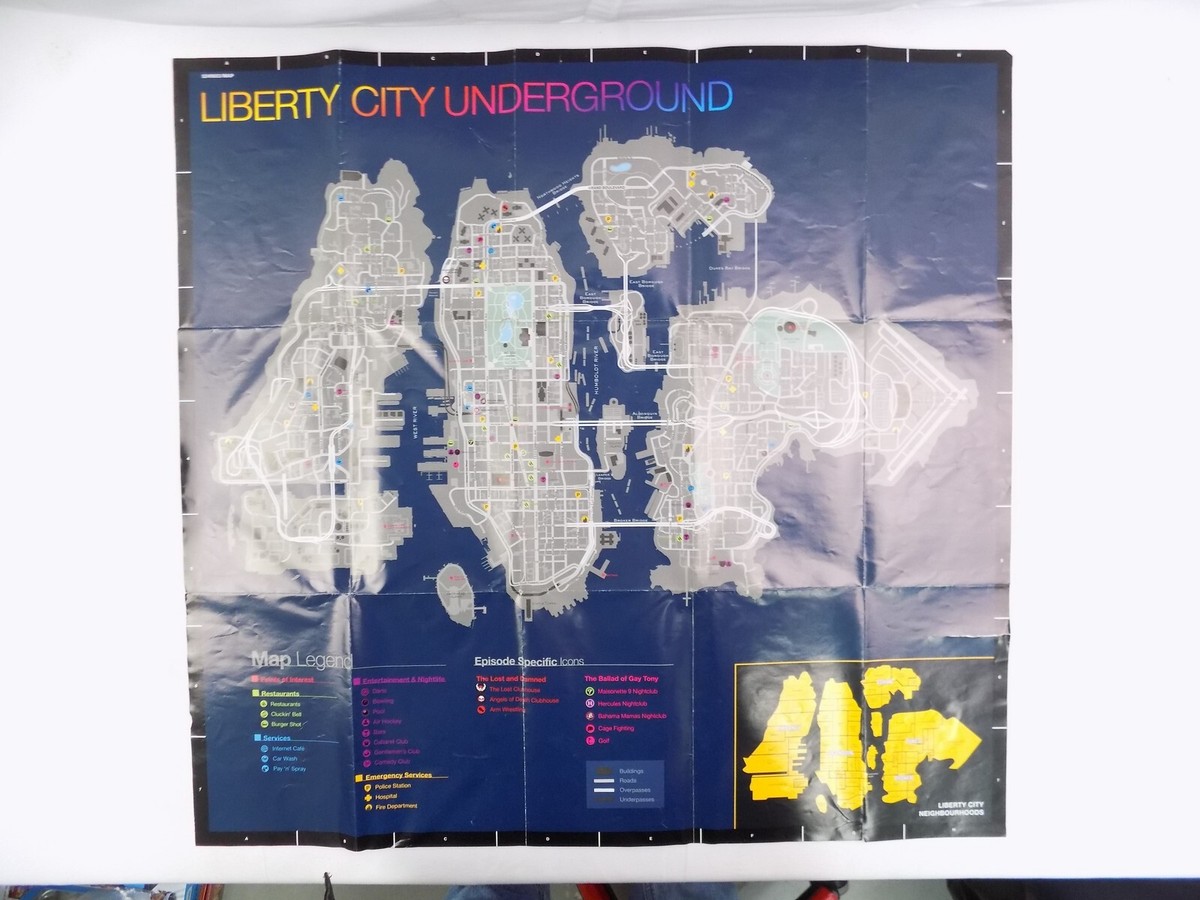 Mapa Gta 4 Com Icones GRAND THEFT AUTO IV Random Character