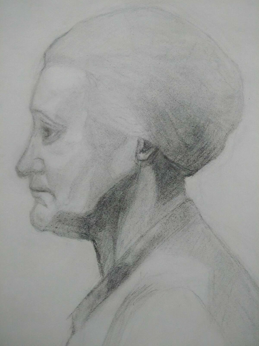Old Woman Face Profile