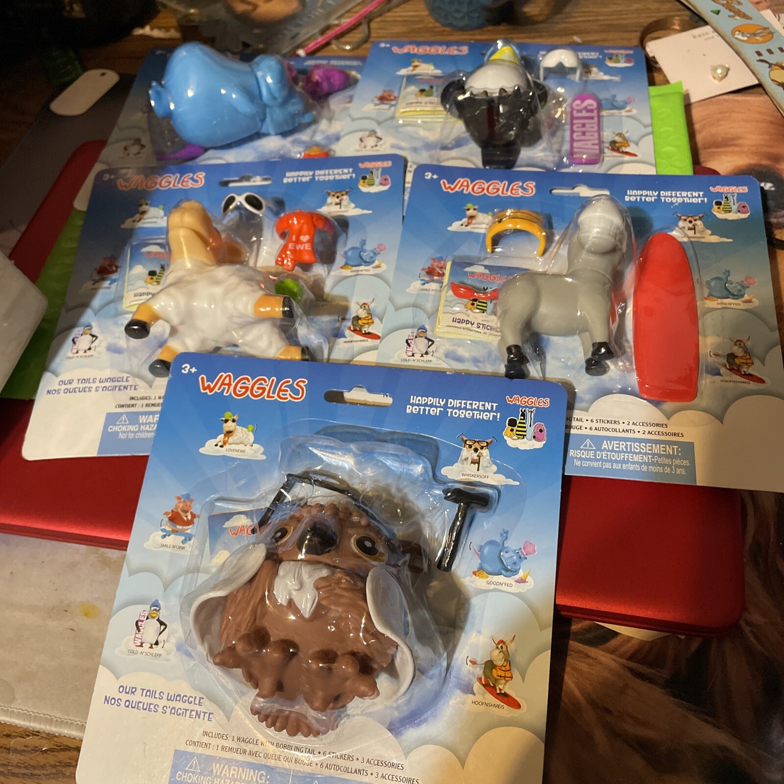 Waggles (Set of 5 Figures) New!!! | eBay