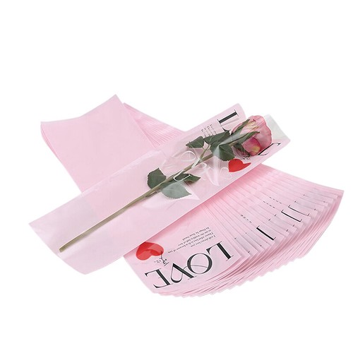 20pcs Lot Single Rose Flower Packaging Bag Gift Wrapping Paper * | eBay