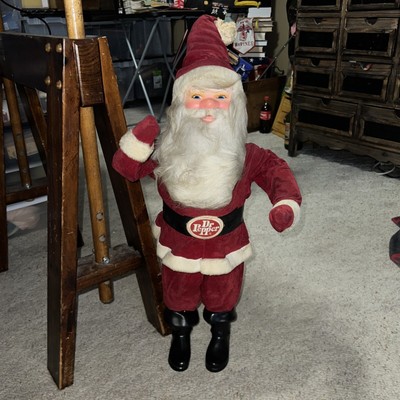 Rare VINTAGE 1960s Dr Pepper SANTA CLAUS 32” Tall Store Display ...