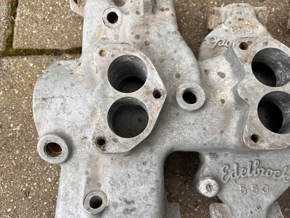 Edelbrock Y-Block Ford 3x2 Tri-Power Intake Manifold ( 272 292 312 ...