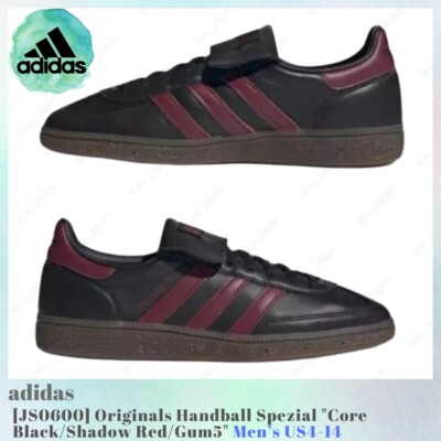 adidas Originals Handball Spezial Black Red Gum5 JS0600 Men's US4-14 ...