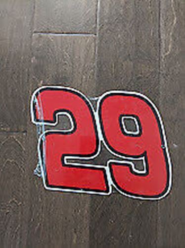 11.5" NASCAR Kevin Harvick number # 29 3d cutout USA STEEL plate ...