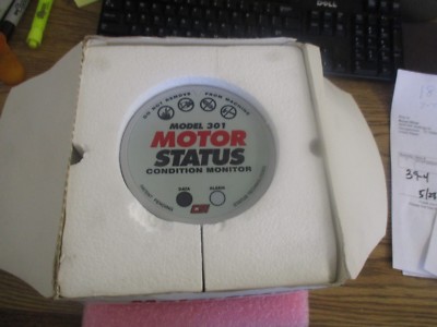 Motor Status Model: 301 Condition Monitor. Unused Old Stock | eBay