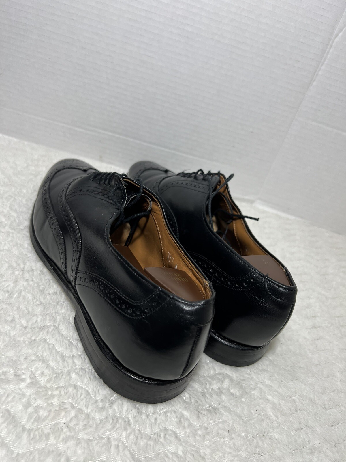 Allen Edmonds CHESTER Wingtips 1903 Oxfords Men's 11D Dress Shoes Black ...
