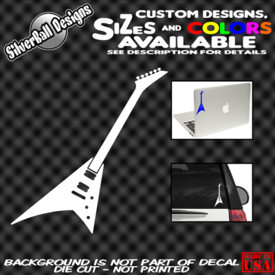 Randy Rhoads Guitar Vinyl sticker Fender Dean Rich ESP Gibson Jackson ...
