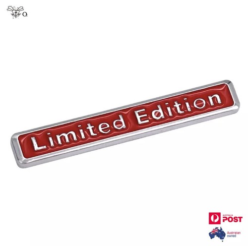 3D Limited Edition Emblem Chrome Red Metal Sticker Badge Logo | eBay ...
