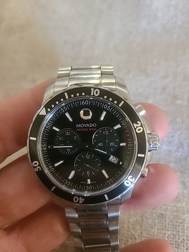 Movado Series 800 Men's Black Watch - 2600152 | eBay