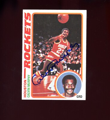 1978 Topps Calvin Murphy HOF # 13 Auto Autographed Signed Houston ...
