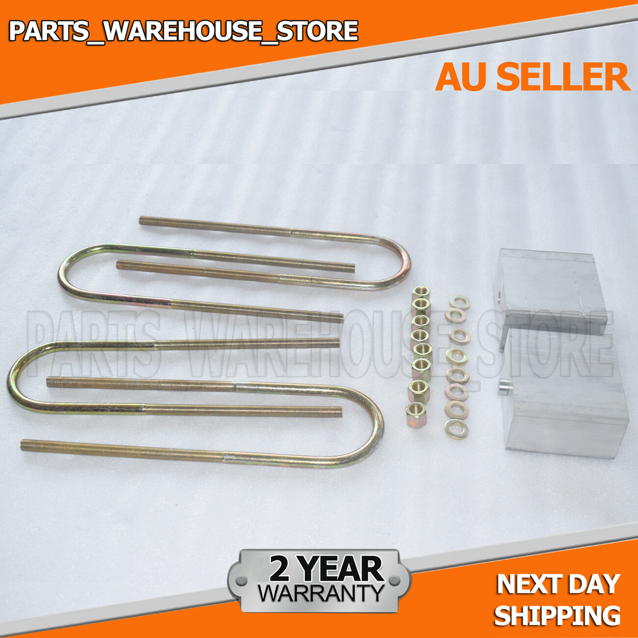 4" 100mm Solid Lowering Block Kit for Toyota Hilux 2WD with 16mm Pin ...