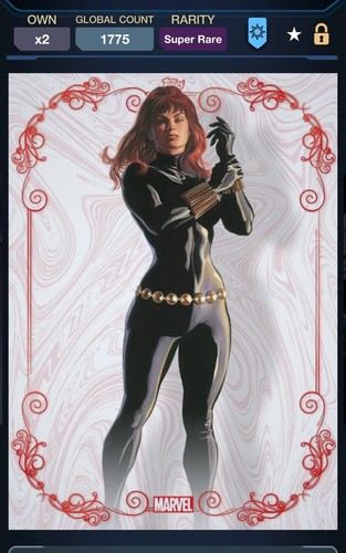 Topps Marvel Collect Digital 2020 Timeless Ruby Profile BLACK WIDOW ...