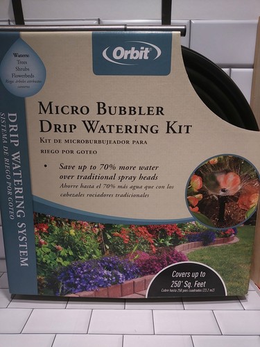 Orbit 69525 Micro Bubbler Drip Irrigation Watering Kit 250 sq. ft ...
