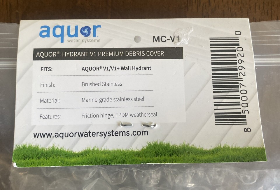 NEW Aquor House Hydrant V1+ Premium Debris Cover, Stainless Steel . MC ...