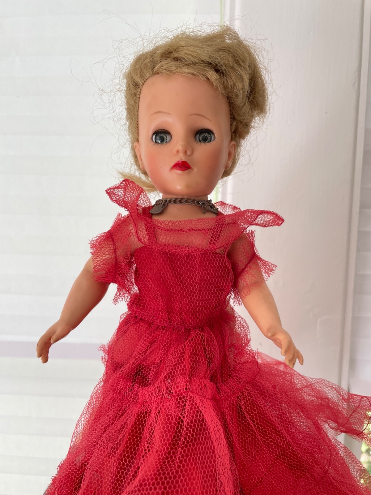 Vintage EEGEE Doll 15H Filled Body with Red Dress | eBay