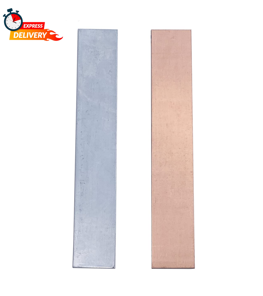 Pure Copper Zinc Anode Set 99.95% High Purity Copper Zinc Electrode ...
