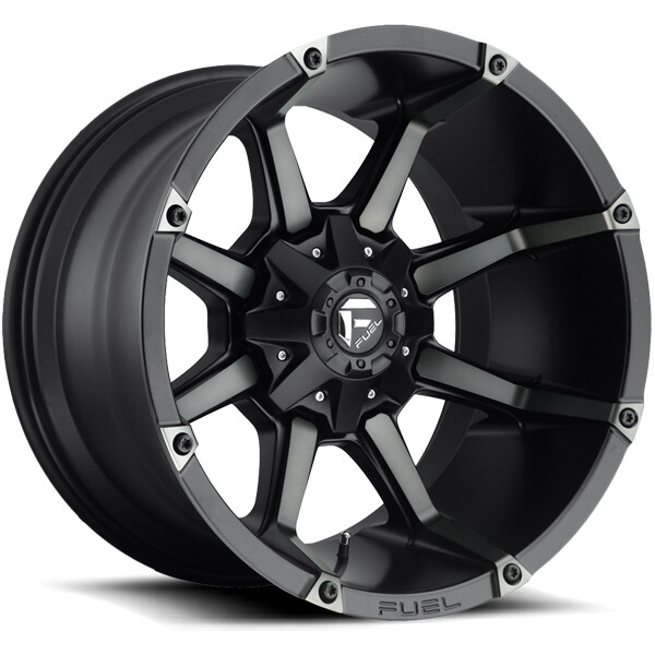 (Set of 4) Fuel D556 Coupler 20x9 8x6.5" +1mm Black/Tint Wheels Rims 20 ...