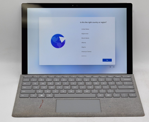 MicroSoft SURFACE PRO 4 1724 TOUCHSCREEN I5-6TH 8GB RAM 256GB SSD WIN11 ...