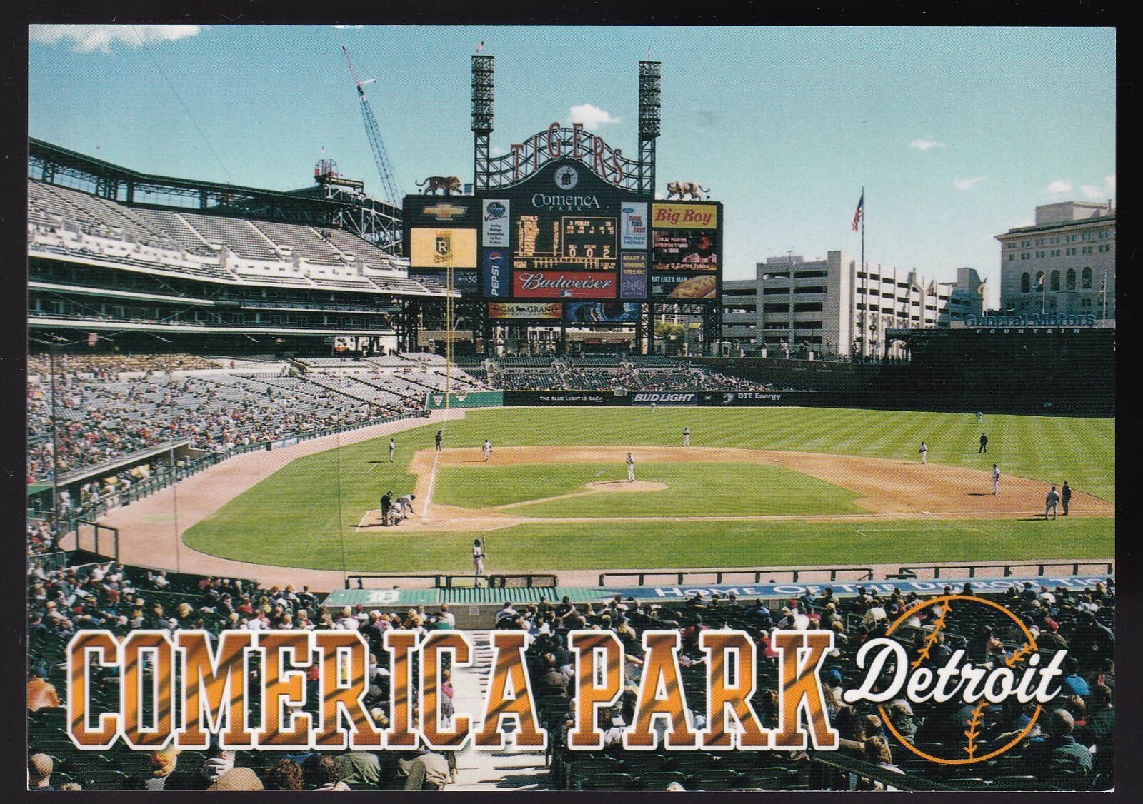Comerica Park Home of the MLB Detroit Tigers Baseball Stadium Michigan ...