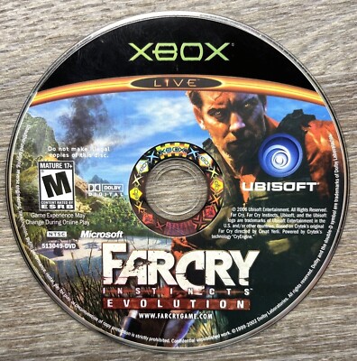 XBOX : FAR CRY INSTINCTS : EVOLUTION !! DISC ONLY w/Tracking | eBay