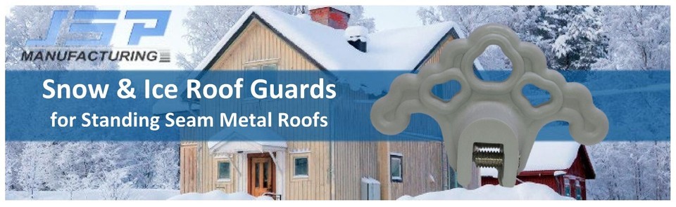 (50) PLASTIC LIGHT GREY Roof Ice Guard Snow Guard Stops Standing Seam ...