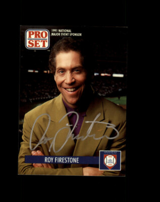 Roy Firestone Broadcaster Signed 1991 ProSet IPA In Person Autograph | eBay