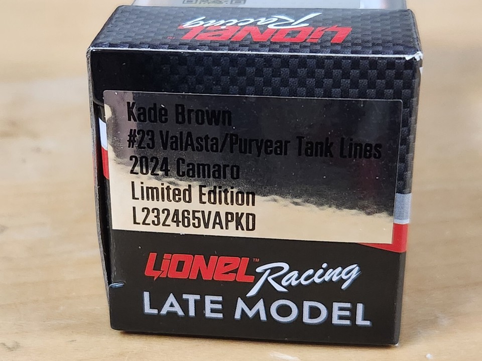 2024 #23 Kade Brown ValAsta Puryear Late Model 1/64 Action NASCAR ...