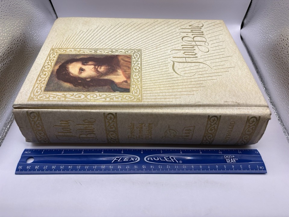 Holy Bible Fireside Family Edition Catholic 1970 1972-73 Edition NAB | eBay