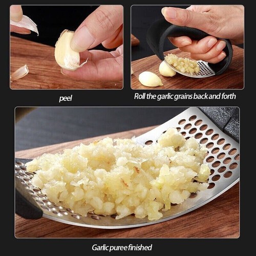 Squeeze Ginger Cutter Stainless Garlic Press Crusher Mincer Chopper ...