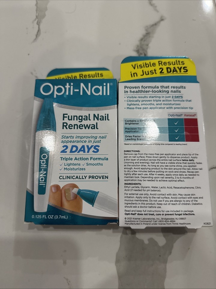 2 X Opti-Nail Fungal Nail Repair Pen - 0.125oz 53076175523| eBay