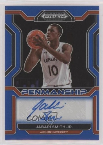 2022-23 Panini Prizm Draft Picks - College Penmanship Jabari Smith Jr ...