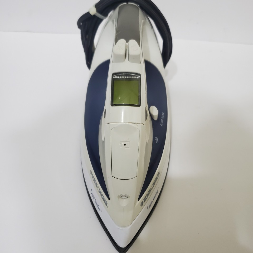Black & Decker digital Steam Iron - TESTED & WORKS | eBay