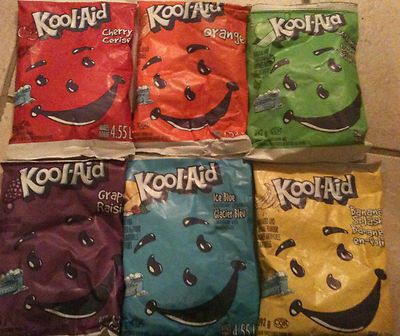 KOOL-AID JUMBO MIX PACKS 6 FLAVORS 392GR = 4.55L 1.2GAL | eBay