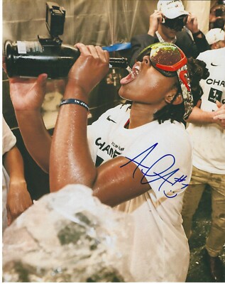 ARIEL ATKINS Signed 8 x 10 Photo WNBA Basketball WASHINGTON MYSTICS ...