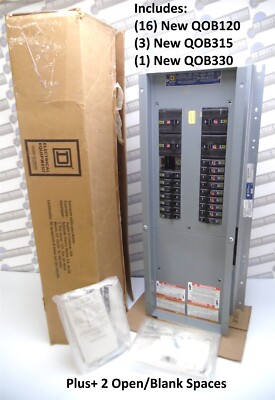 SQUARE D - NQOD430L225CU - 225A - INTERIOR PANELBOARD -w/ NEW QOB ...